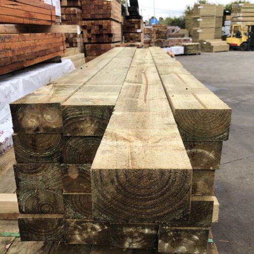 Treated Pine H4 Sawn Fence Post 125x75mm - I Got Wood