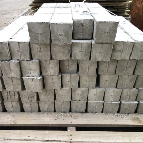 Concrete Stumps 100x100mm with Threaded Rod - I Got Wood