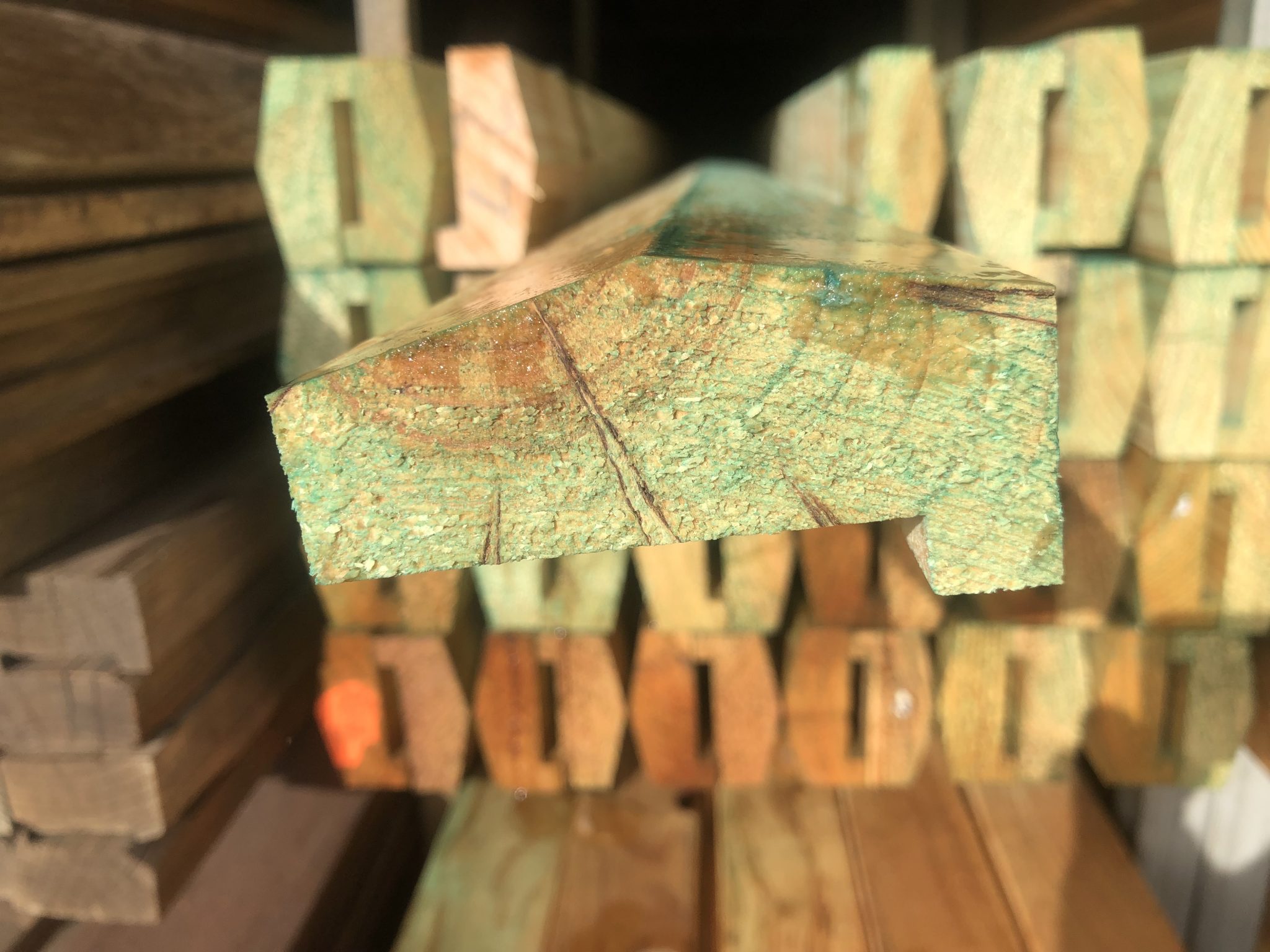 Treated Pine H3 Fence Capping 90x45mm Ridge - I Got Wood