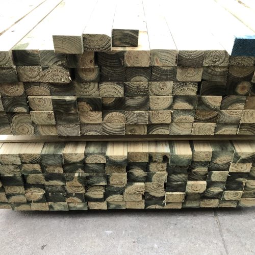 Treated Pine H3 Fence Rail 75x50mm - I Got Wood