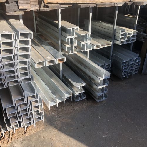 Retaining Wall Steel C Channel 100 PFC - I Got Wood