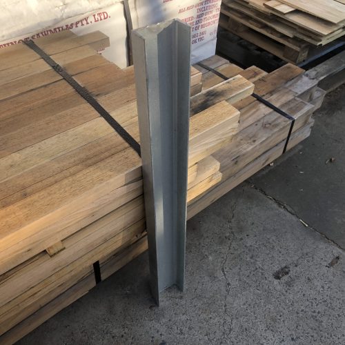 Retaining Wall Steel C Channel 100 PFC - I Got Wood