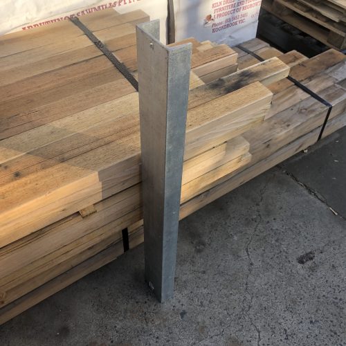 Retaining Wall Steel C Channel 100 PFC - I Got Wood