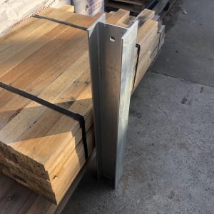 Retaining Wall Steel H Channel 100 UC - I Got Wood