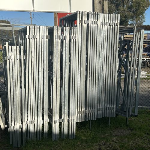 Steel Single Gate Frame Galvanised - I Got Wood
