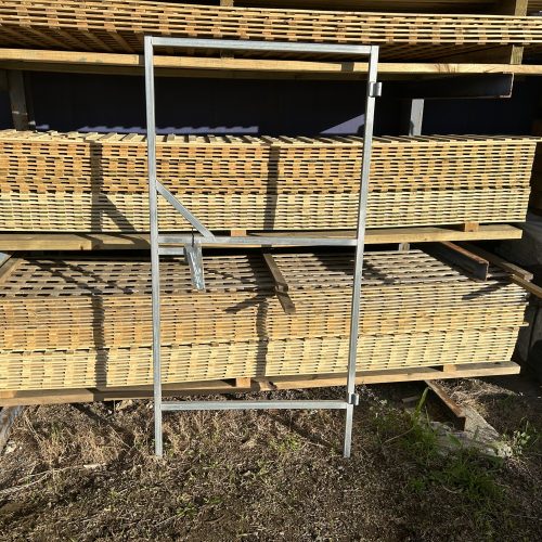 Steel Single Gate Frame Galvanised - I Got Wood