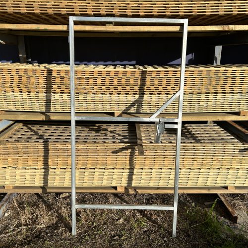 Steel Single Gate Frame Galvanised - I Got Wood
