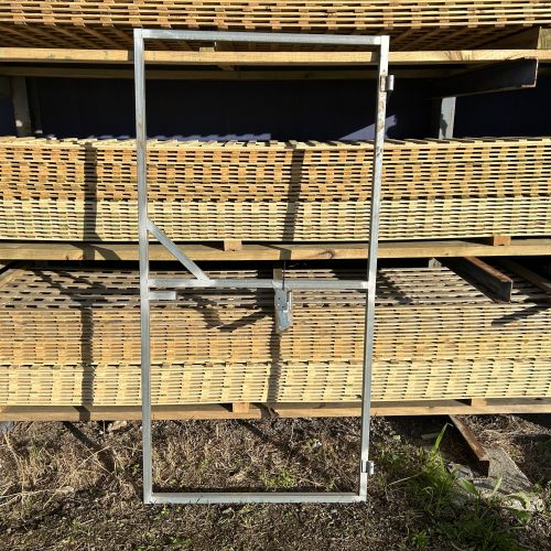 Steel Single Gate Frame Galvanised - I Got Wood
