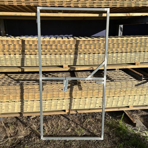 Steel Single Gate Frame Galvanised - I Got Wood