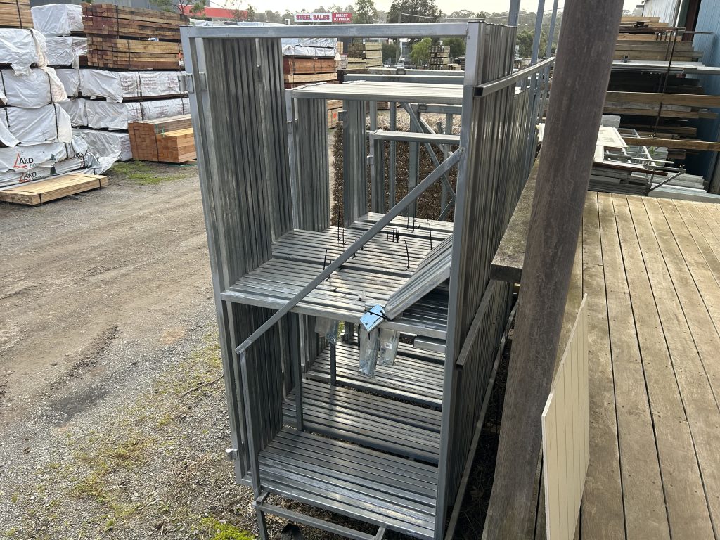 Steel Single Gate Frame Galvanised - I Got Wood