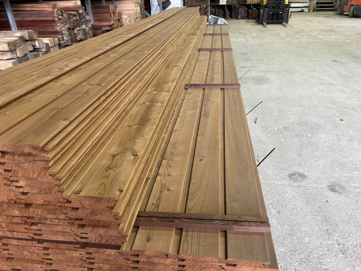 Thermory Spruce Cladding 141x19mm Intense - I Got Wood