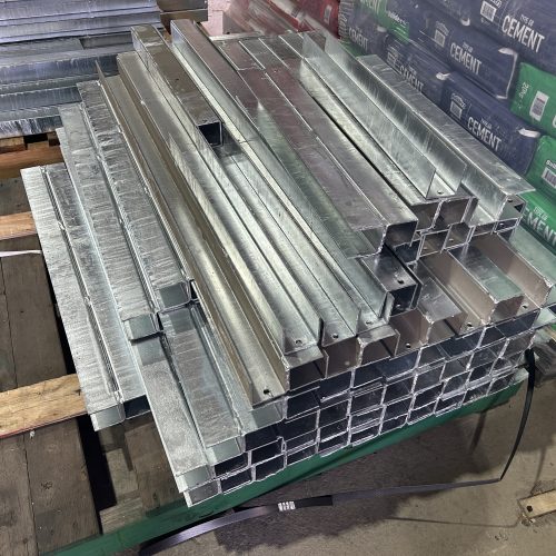 Retaining Wall Steel H Channel 50mm Sleepers - I Got Wood