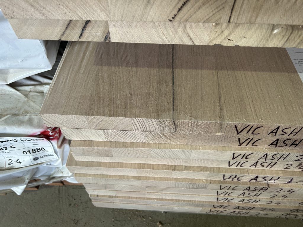 Victorian Ash Laminated Hardwood Benchtops 2400x900mm 33mm Vic Ash - I ...