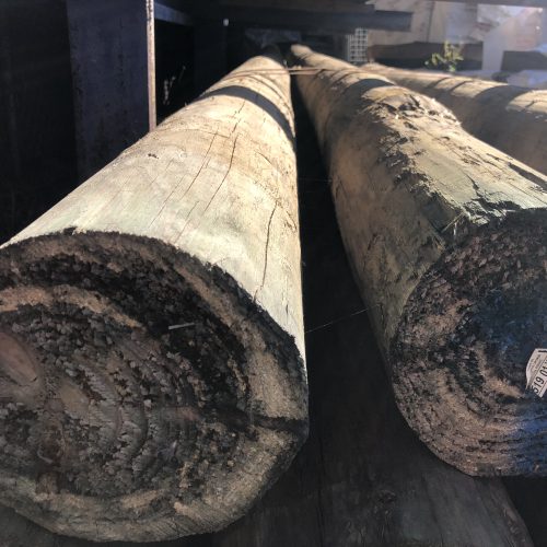 Treated Pine H4 Round Poles Post 175-200mm 6.0m - I Got Wood