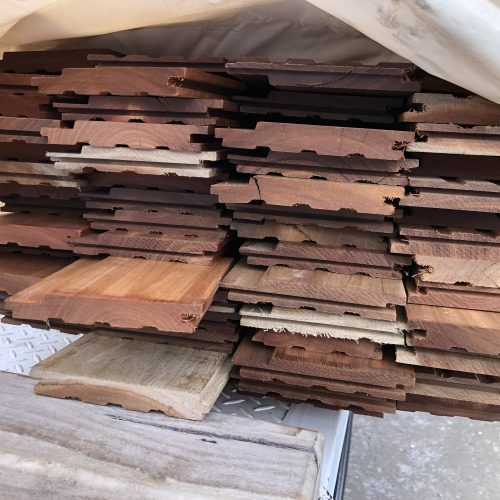 Spotted Gum Shiplap Cladding 125x19mm - I Got Wood